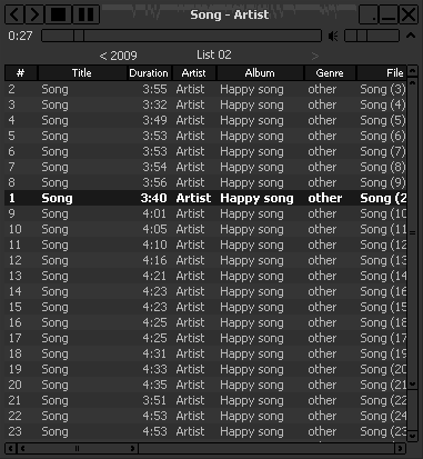 Moo0 Audio Player (Free) - Skin