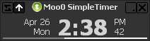 Moo0 Simple Timer (Free) - Skin